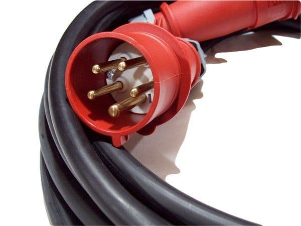 63amp 3 phase 5 pin extension leads water proof