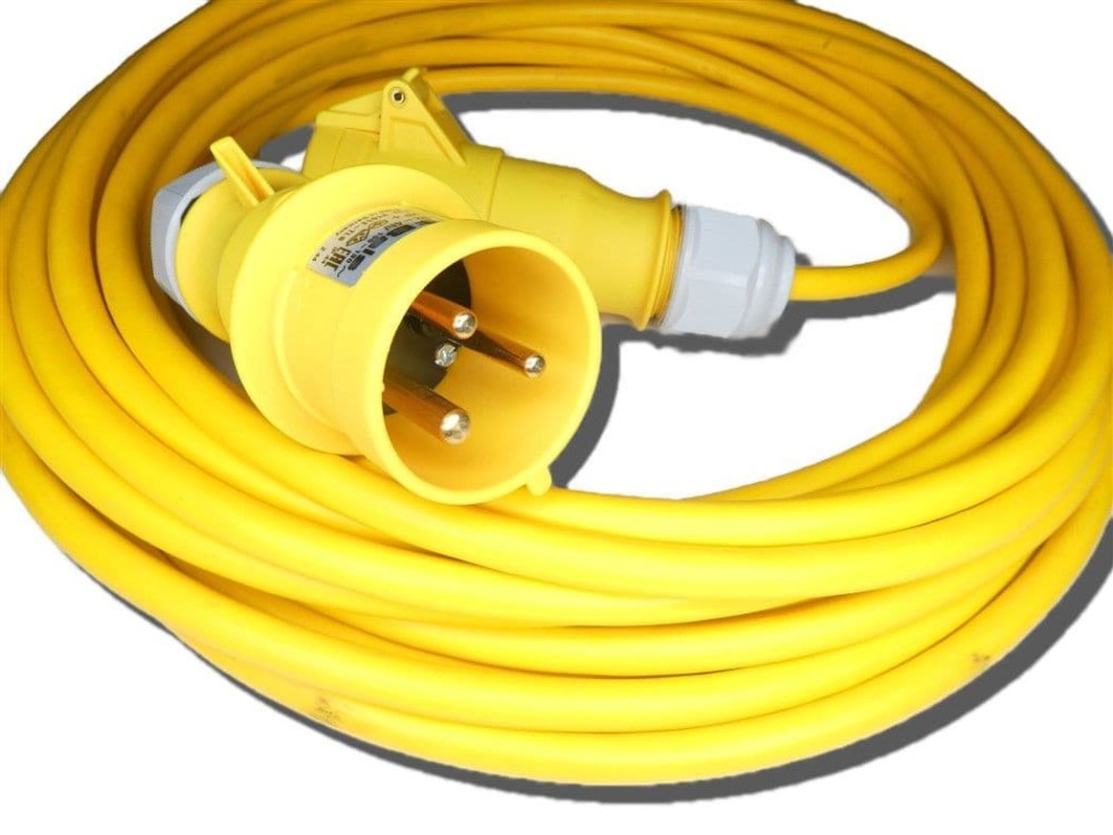 10m 110v 32amp extension lead 6mm cable IP44 rated