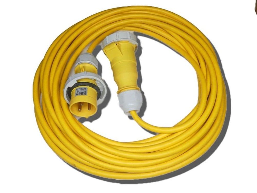 12m 110v 32amp extension lead 6mm cable IP67 rated