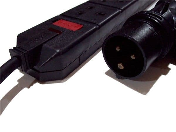 16amp T connect with fused 4 way flying socket