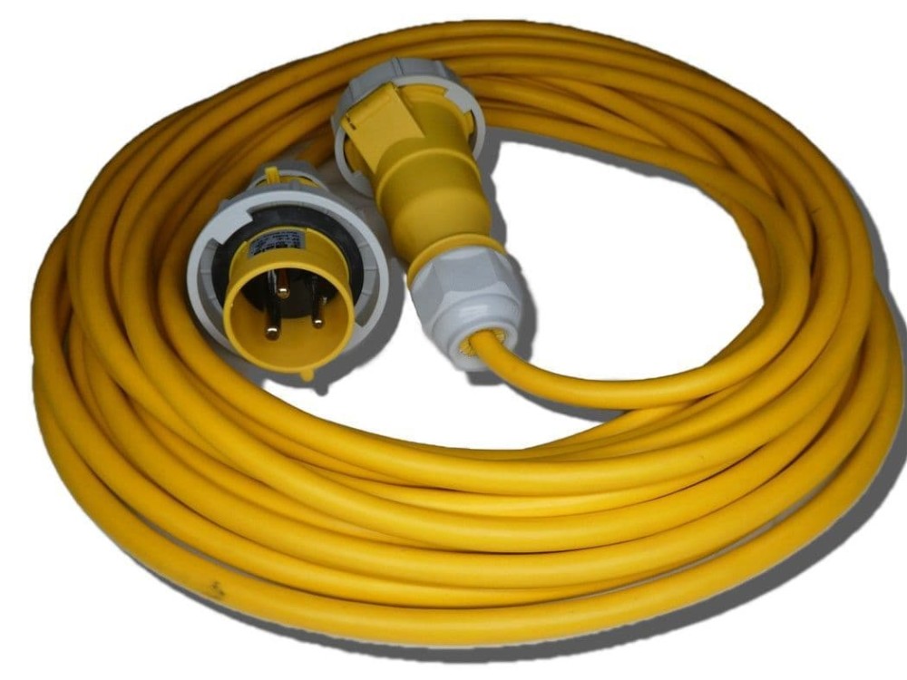 25m 110v 32amp extension lead 6mm cable IP67 rated