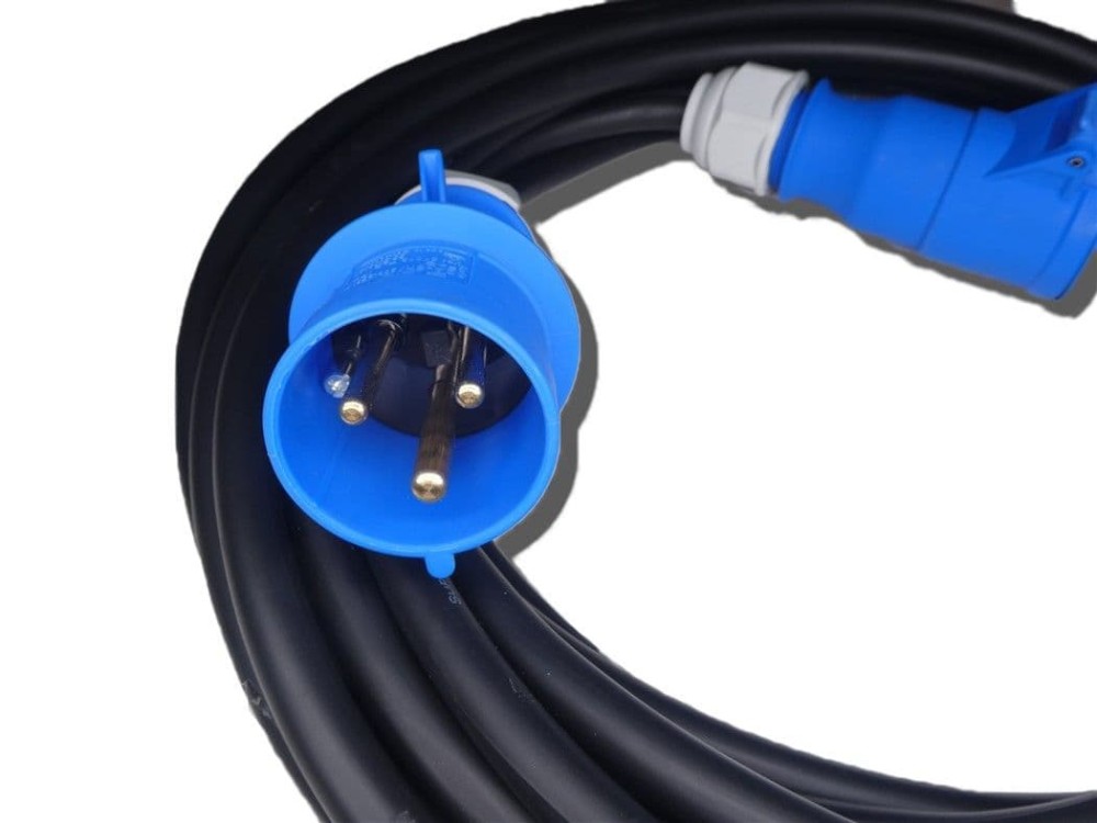 25m 230v 32a extension lead 6mm H07 cable IP44 Rated