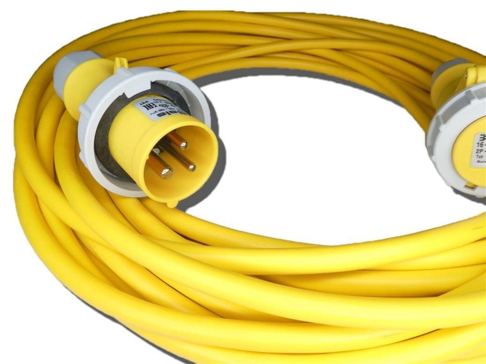 30m 110v 16amp extension lead 4mm cable IP67 rated