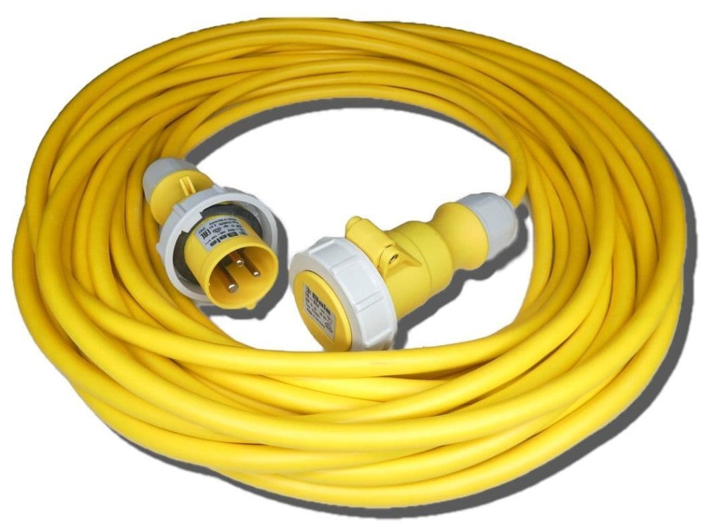 30m 110v 16amp extension lead 4mm cable IP67 rated