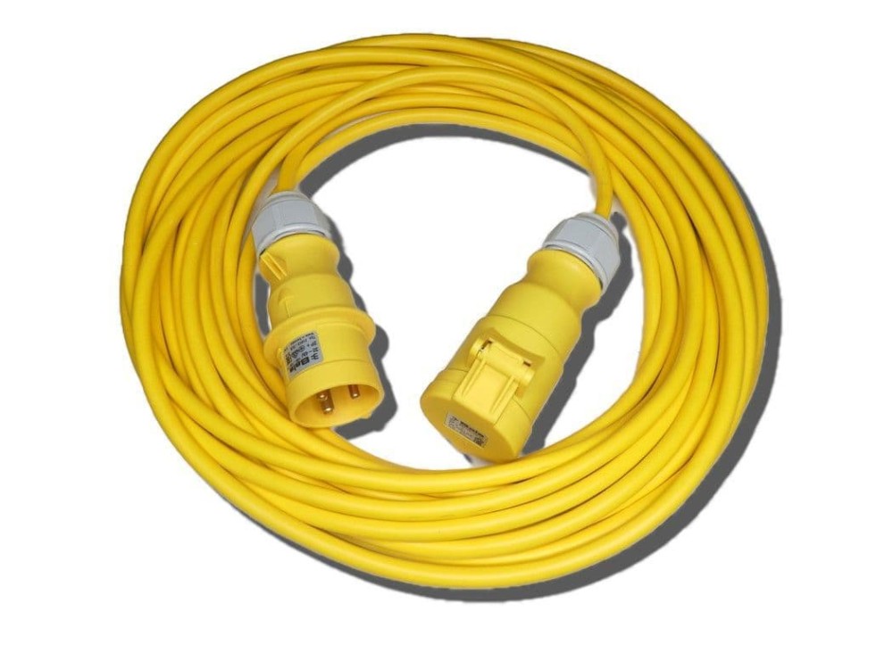 5m 110v 32amp extension lead 4mm cable IP44 rated