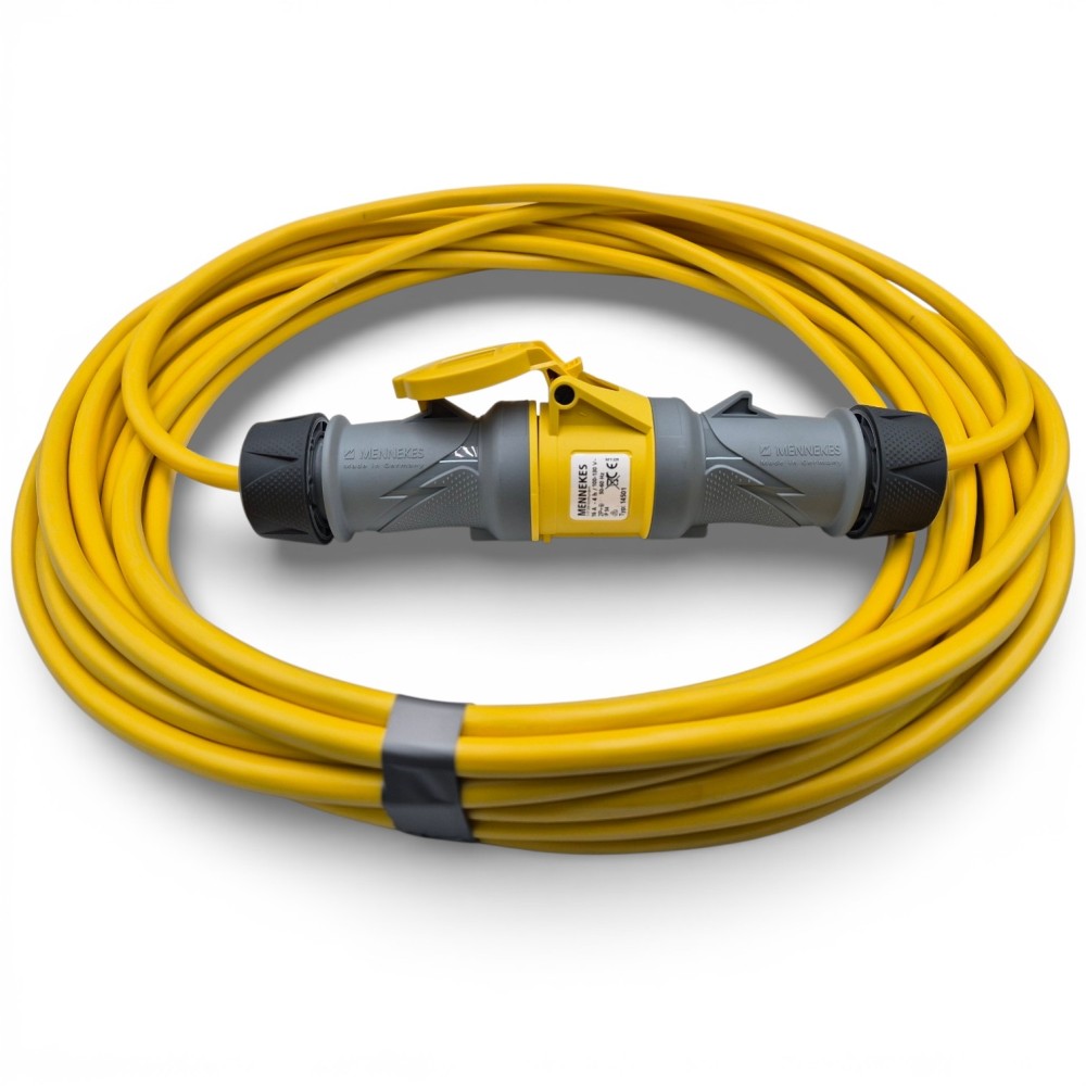 12m 110v 16amp extension lead 25mm cable IP44 rated