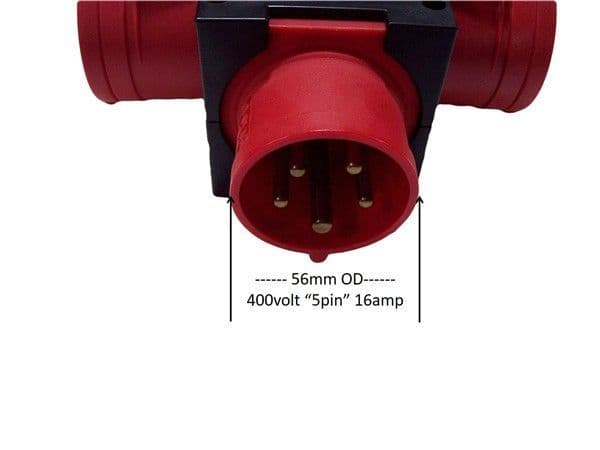 16amp 3phase splitter distro box 5pin