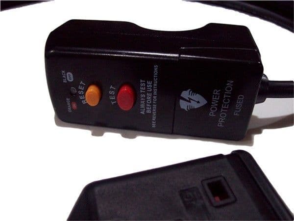 20m RCD protected single socket 13amp heavy duty extension lead