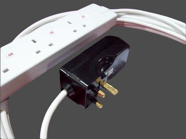 20m switched 4way socket rcd protected extension lead