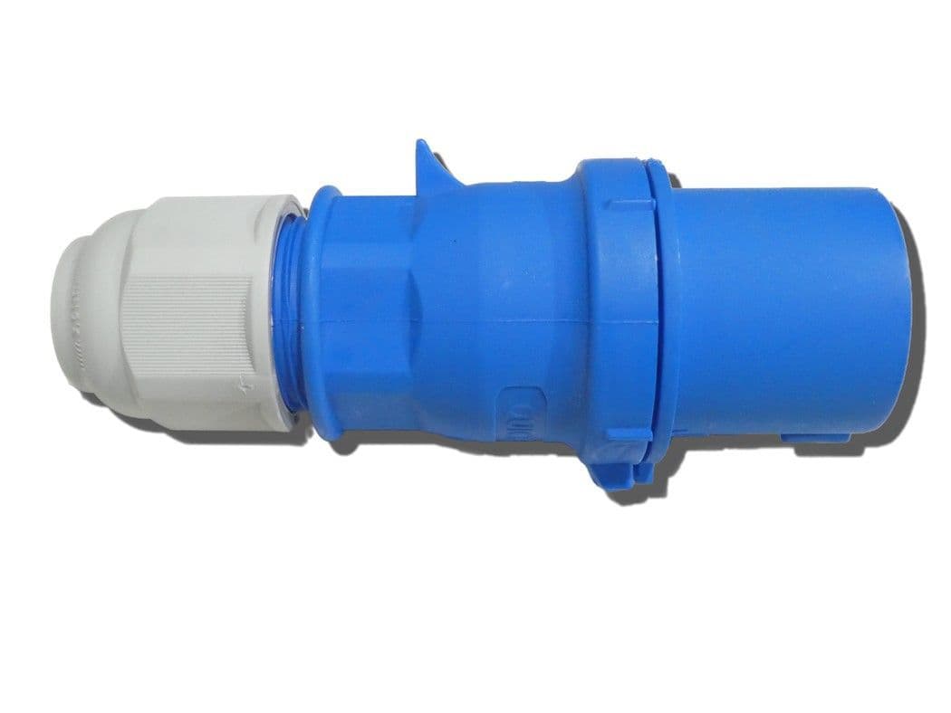230volt 16a IP44 rated quick connect screwless plug TypBals 2126 QC
