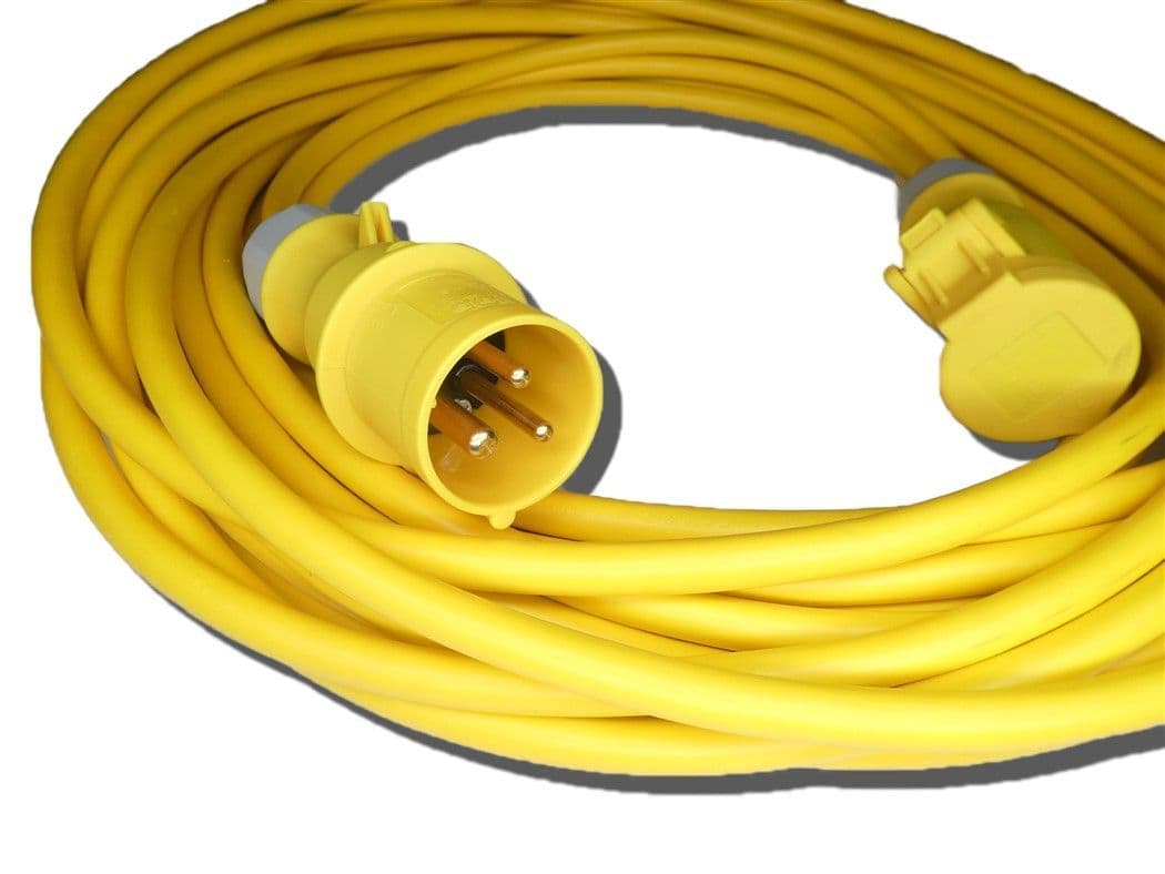 40m 110v 16amp extension lead 4mm cable IP44 rated