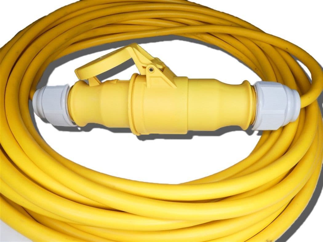 4m 110v 32amp extension lead 6mm cable IP44 rated