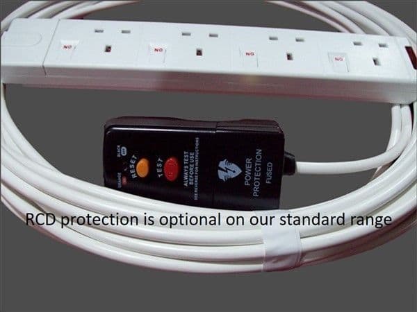 6m individually switched 4way socket extension lead
