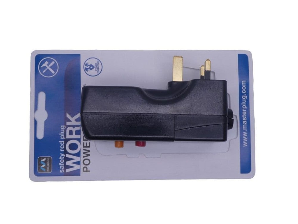 Masterplug Safety 13amp rewireable RCD plug top